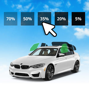 Front Side Windows | Ceramic Tint Pattern – Tint Club